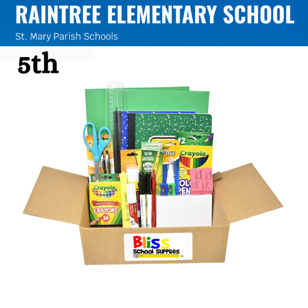 Raintree Elementary - Fifth Grade | Supply Bundles - Bliss EDU