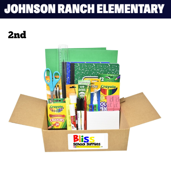 Johnson Ranch Elementary School - Second Grade | Supply Kits - Bliss EDU