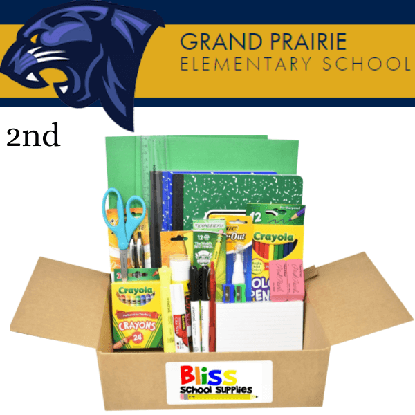 Grand Prairie Elementary - Second Grade | Supply Kits - Bliss EDU