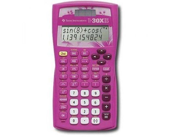 Texas Instruments TI-30XIIS 10-Digit Scientific Calculator, Pink