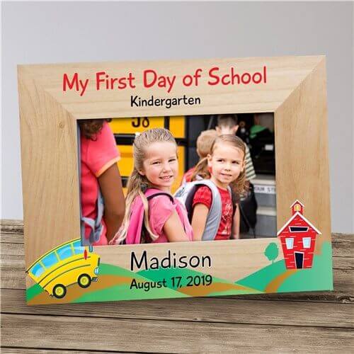 Personalized School Bus Picture Frame | Bliss EDU - Bliss EDU